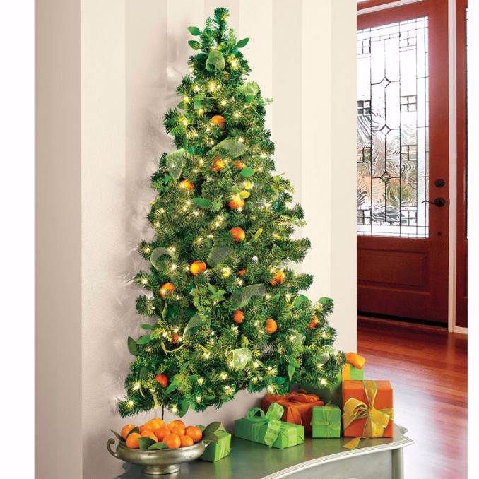 60 Wall Christmas Tree Alternative Christmas Tree Ideas Family