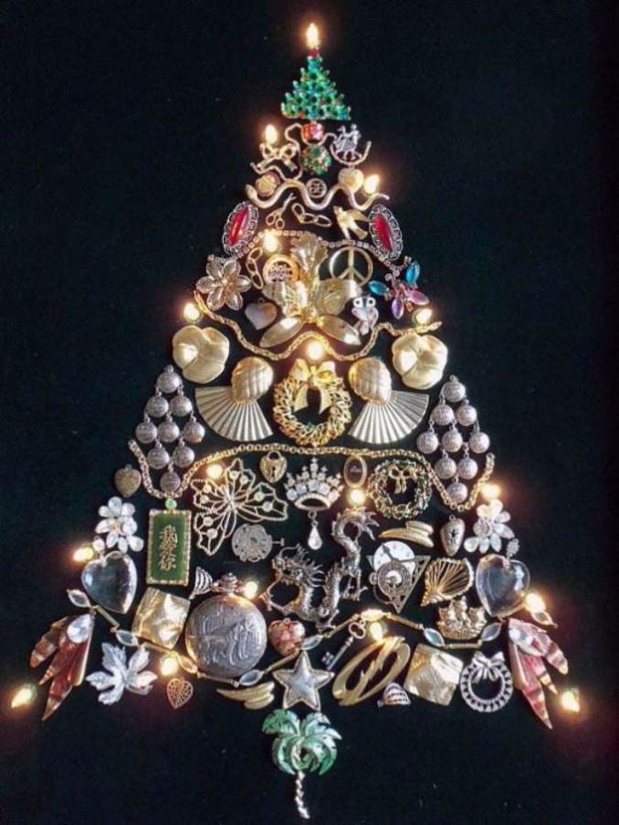 60 Wall Christmas Tree Alternative Christmas Tree Ideas Family