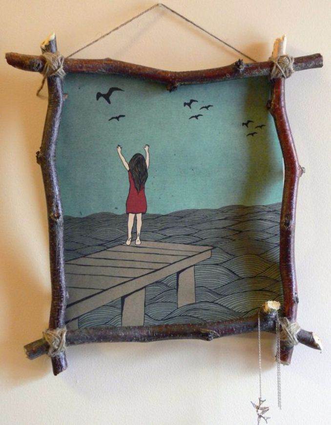 Easy DIY Photo And Picture Frame Decorating Crafts Family Holiday 