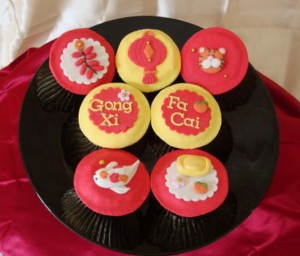 Chinese New Year Cupcakes for the Holiday