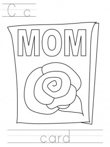 Happy Mothers Day Coloring Pages for Kids