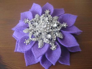 Homemade Mothers Day Ideas Spring felt craft flower