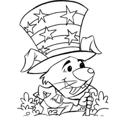 Independence Day (Fourth of July ) Coloring Pages for kids