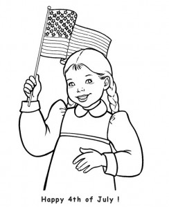 Independence Day Coloring Pages - July Fourth