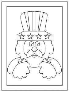Independence Day Coloring Pages - July Fourth