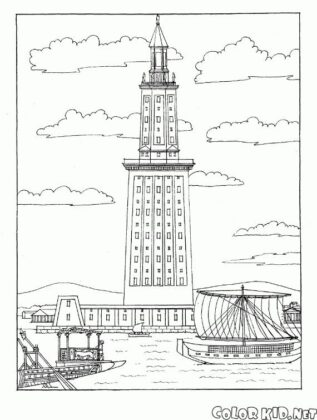 Coloring Pages For Ancient Wonders Of The World