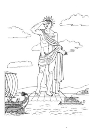 Coloring Pages For Ancient Wonders Of The World