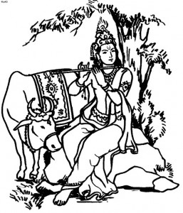 Janmashtami Festival Coloring Pages