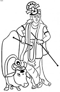 Janmashtami Festival Coloring Pages