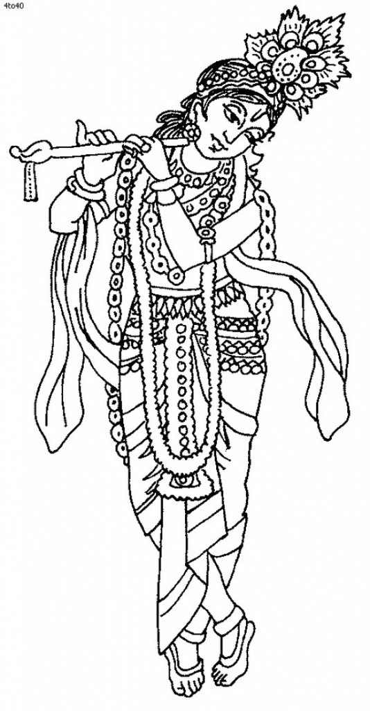 Janmashtami Festival Coloring Pages