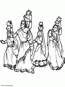 Janmashtami Festival Coloring Pages