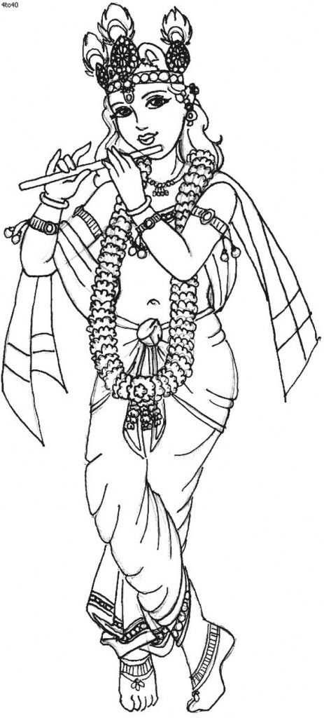 Janmashtami Festival Coloring Pages
