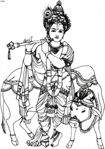 Janmashtami Festival Coloring Pages