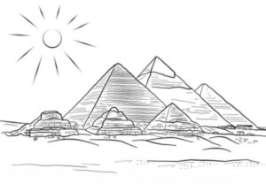 Coloring Pages For Ancient Wonders Of The World