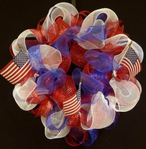 Cool wreaths for Memorial or Labor Day