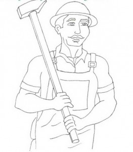 Free Printable Labor Day Coloring Page Sheets for Kids
