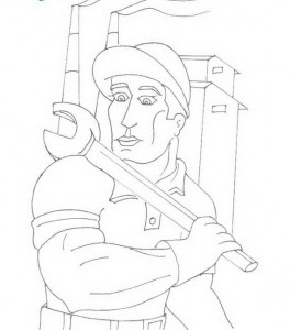 Free Printable Labor Day Coloring Page Sheets for Kids