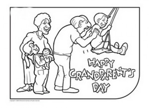 Grandparents Day Coloring Pages & Activities for Kids