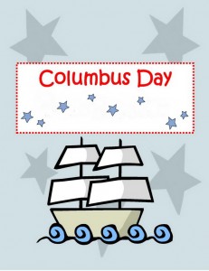 Christopher Columbus Day Cards