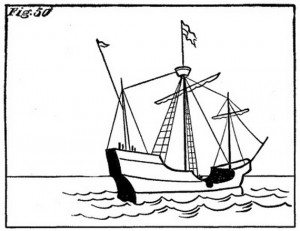 Columbus Day Ships Coloring Pages