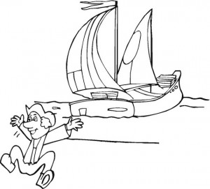 Columbus Day Ships Coloring Pages