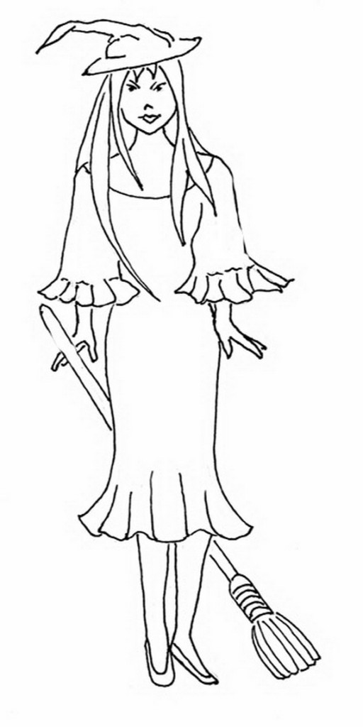 Fun and Spooky Halloween Coloring Pages Costumes