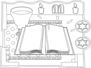 Jewish Coloring Pages for Kids Simchat Torah