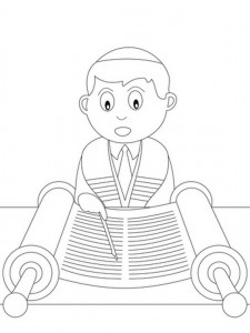 Jewish Coloring Pages for Kids Simchat Torah