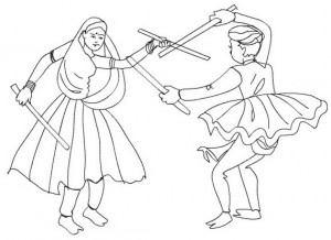 Navratri Coloring Pages