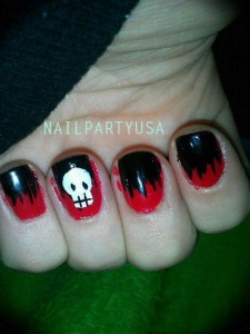 Beautiful 'Day of the Dead' Nail Art Designs