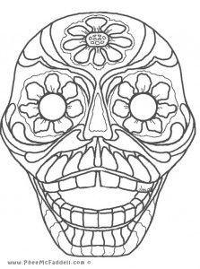Day of the Dead Coloring and Craft Activities