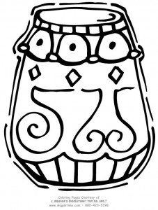 December Holiday Kwanzaa coloring pages