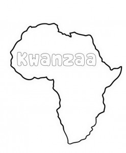 December Holiday Kwanzaa coloring pages