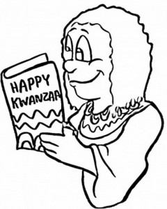 December Holiday Kwanzaa coloring pages