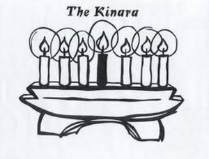 December Holiday Kwanzaa coloring pages