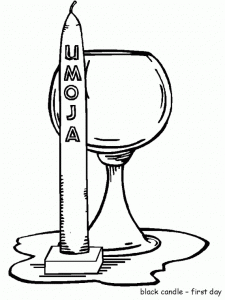 December Holiday Kwanzaa coloring pages