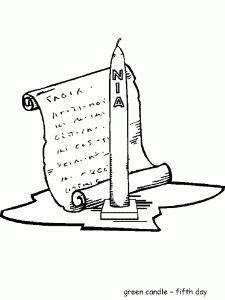 December Holiday Kwanzaa coloring pages