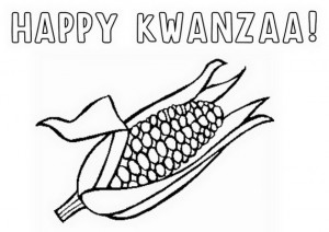 December Holiday Kwanzaa coloring pages