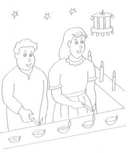 Diwali Colouring Pages