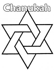 Hanukkah: Star of David Coloring Pages