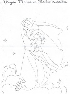Immaculate Conception Coloring Pages