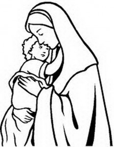 Immaculate Conception Coloring Pages