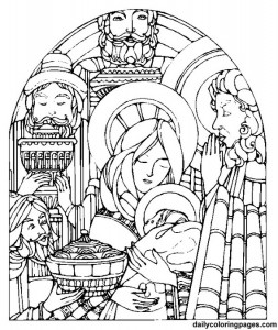 Immaculate Conception Coloring Pages