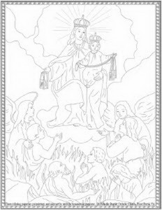 Immaculate Conception Coloring Pages