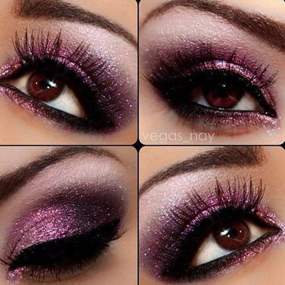 New Year’s Trends For 2013 Black Water Snake Eye Makeup Style.