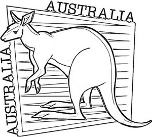 Australia Day Coloring Pages for Kids