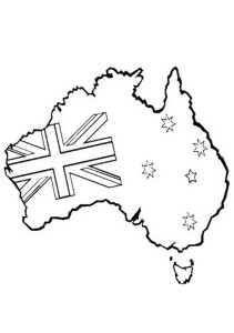 Australia Day Coloring Pages for Kids