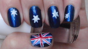 Australia Day Nail Art