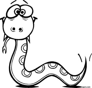Chinese New Year Snake Coloring Pages