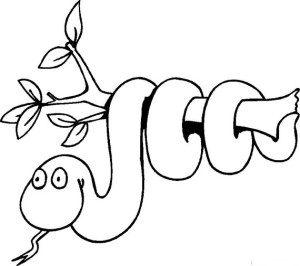 Chinese New Year Snake Coloring Pages